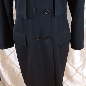 Versace | Jackets & Coats | Versace Update Gorgeous Womens Black Coat ...